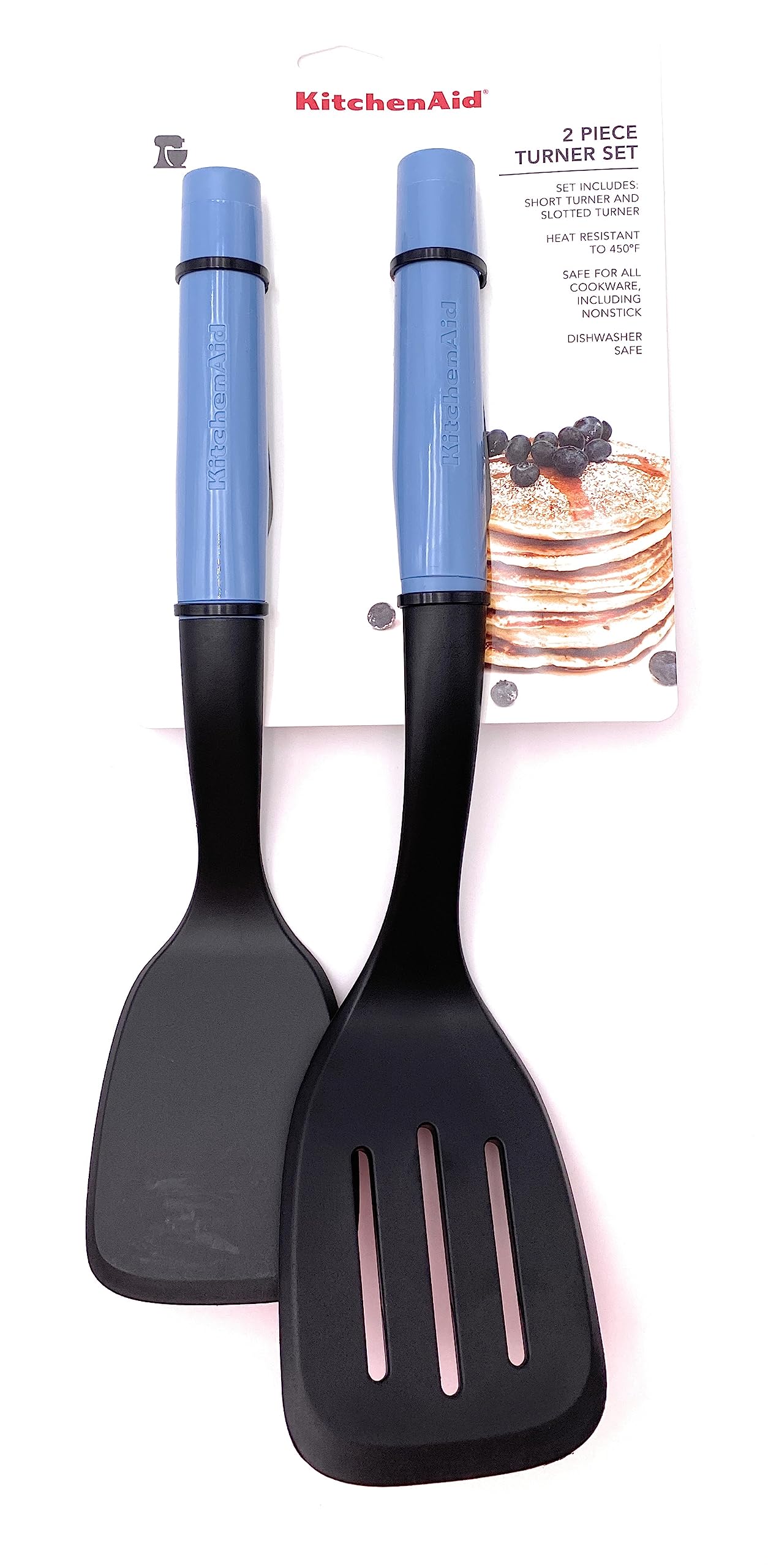 Kitchenaid Slotted Turner 6pc Onyx Black Utensil Set With Slotted