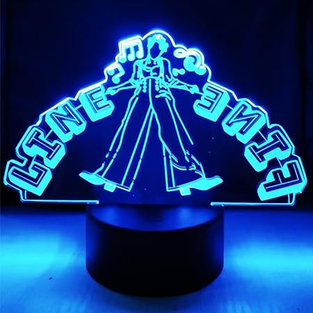 3D Night Light Rapper Lil Peep Led for Home Decoration Gift for Fans ...