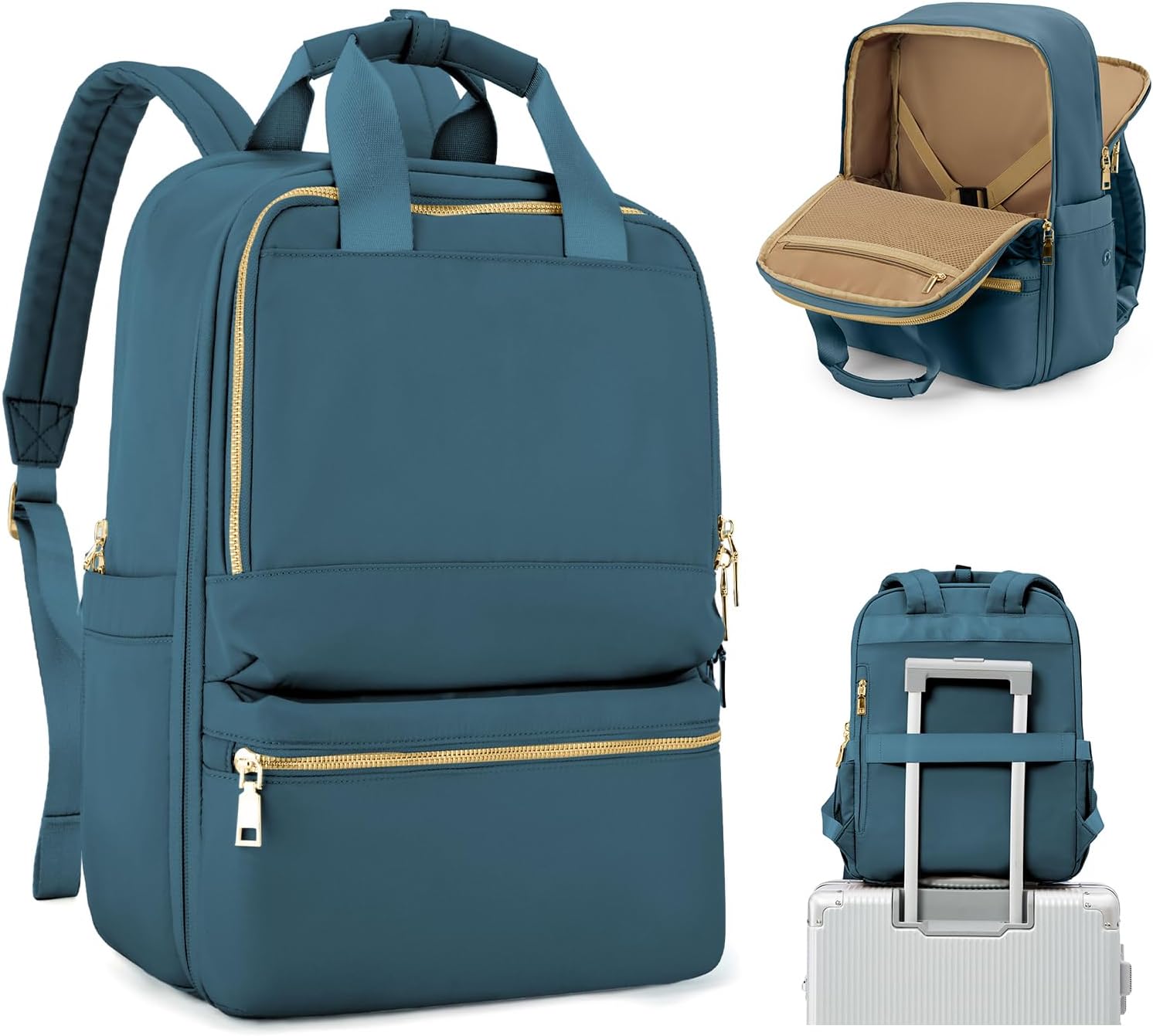 Amazon.com: wepadre Carry On Backpack Flight Approved Travel Backpack ...