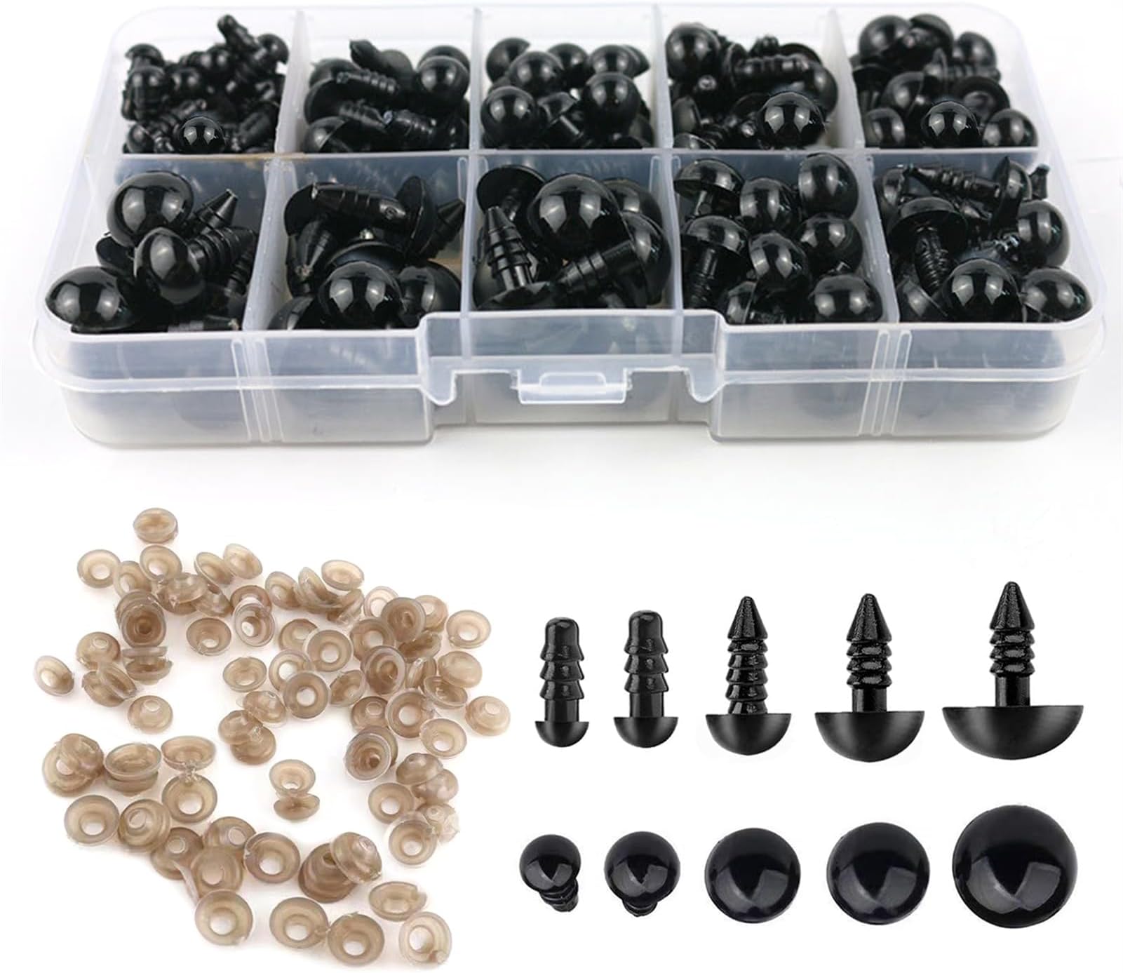 Safety Eyes Toy Eyes Plastic Safety Eyes with Washer for Tcrochet Toys ...