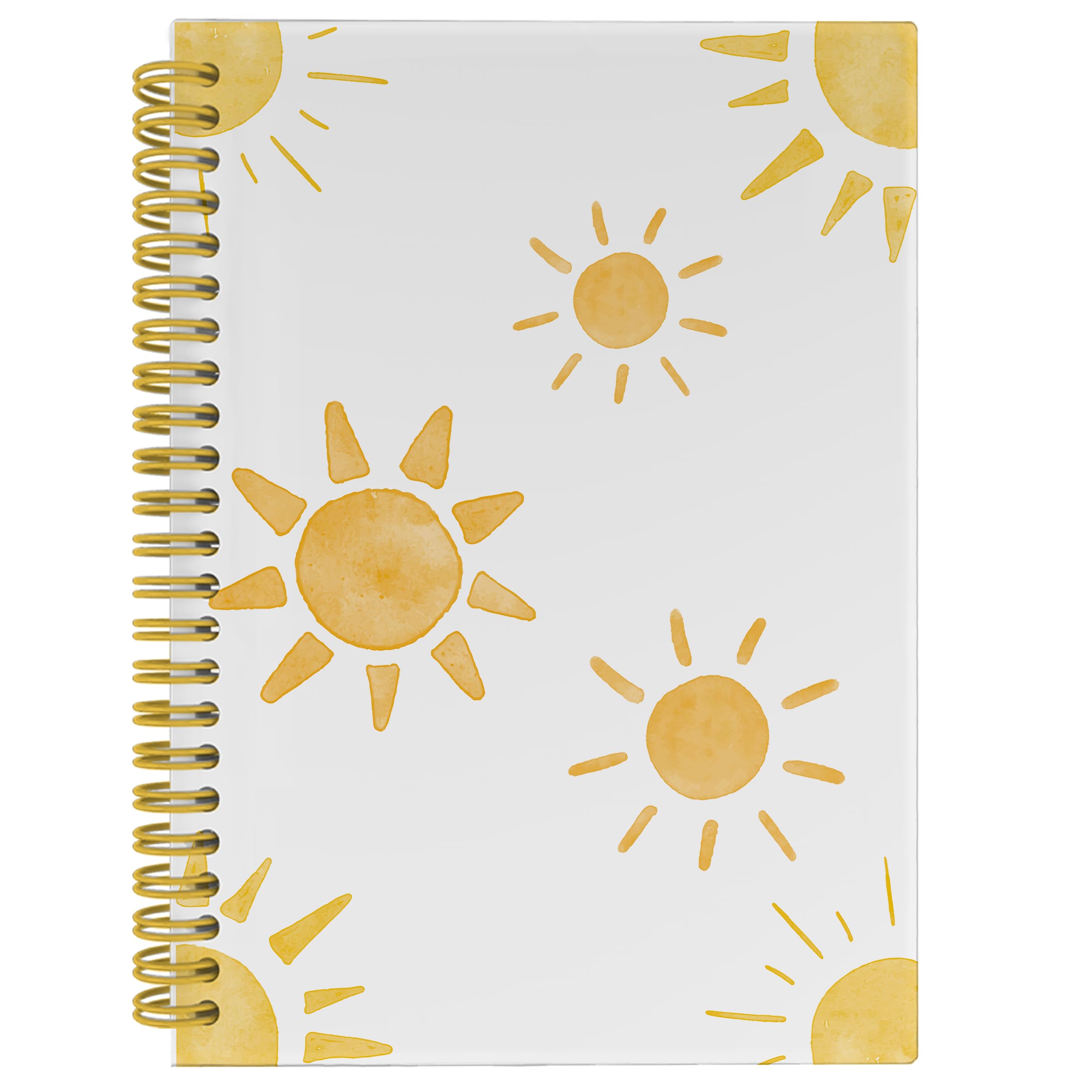 Amazon.com : BESERH Boho Yellow Sun Sunshine Notebook Journal, Sunshine ...