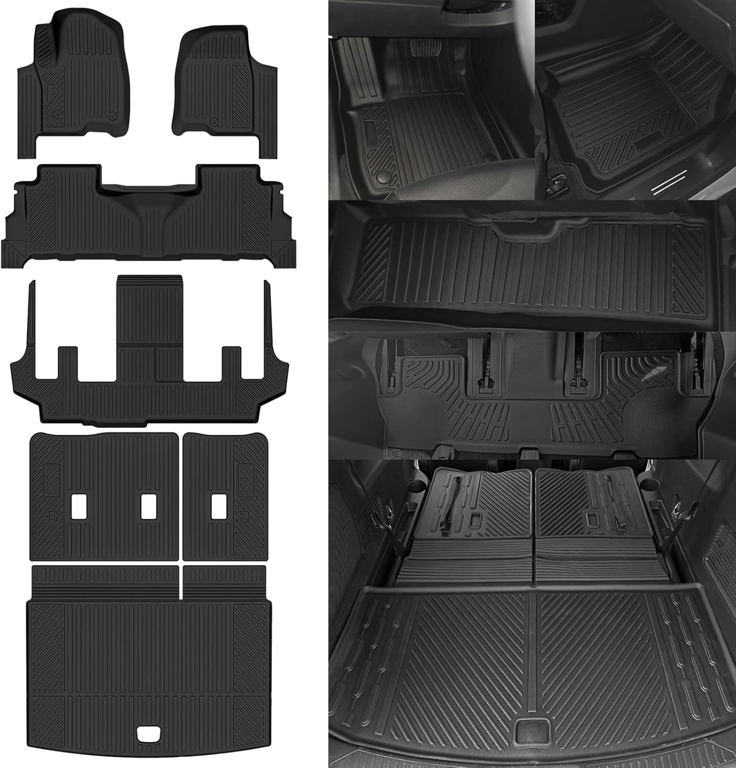 Amazon.com: NQOQN Floor Mats Fit for Chevy Suburban/GMC Yukon XL 2025 ...