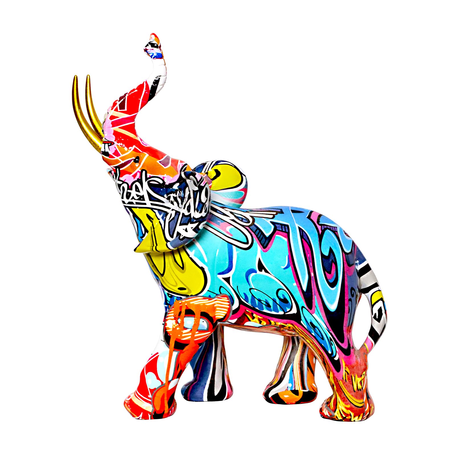 Arte Colorido Del Elefante Elefante Colorido Pintura De Liubov