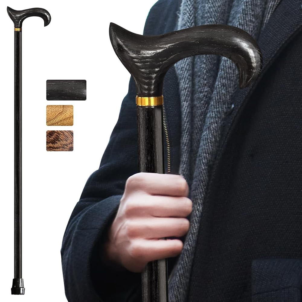 Wooden Walking Cane for Men and Women, Handmade, Philippines | Ubuy
