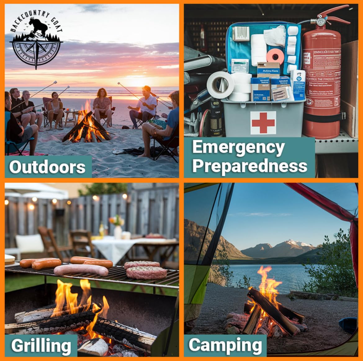 Outdoor Survival Gear Backcountry Goat Fire Plugs - 50 Pack ...