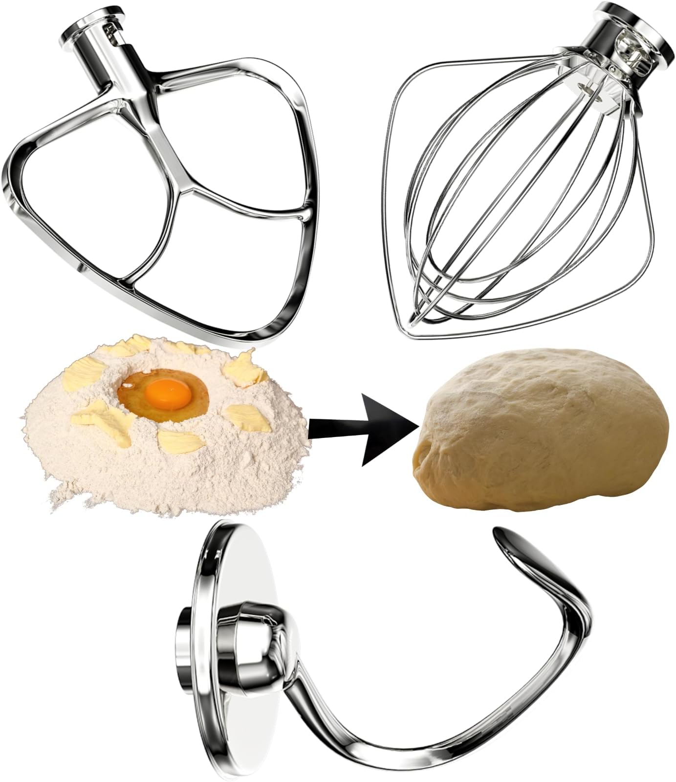 Amazon.com: IAGREEA Stainless Steel 3 Pieces For KitchenAid Classic ...