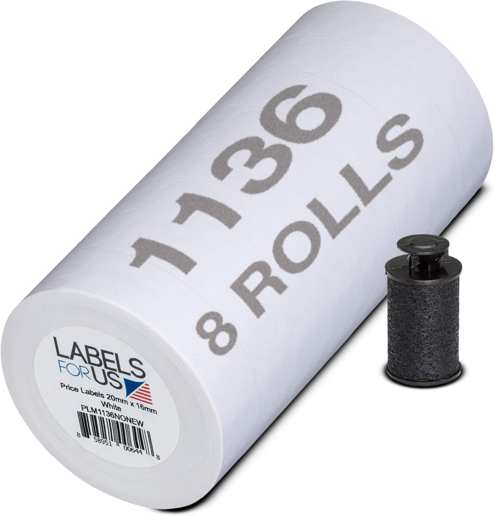 Amazon.com : Labels for Monarch 1136 Labeler - White - 14,000 Labels ...