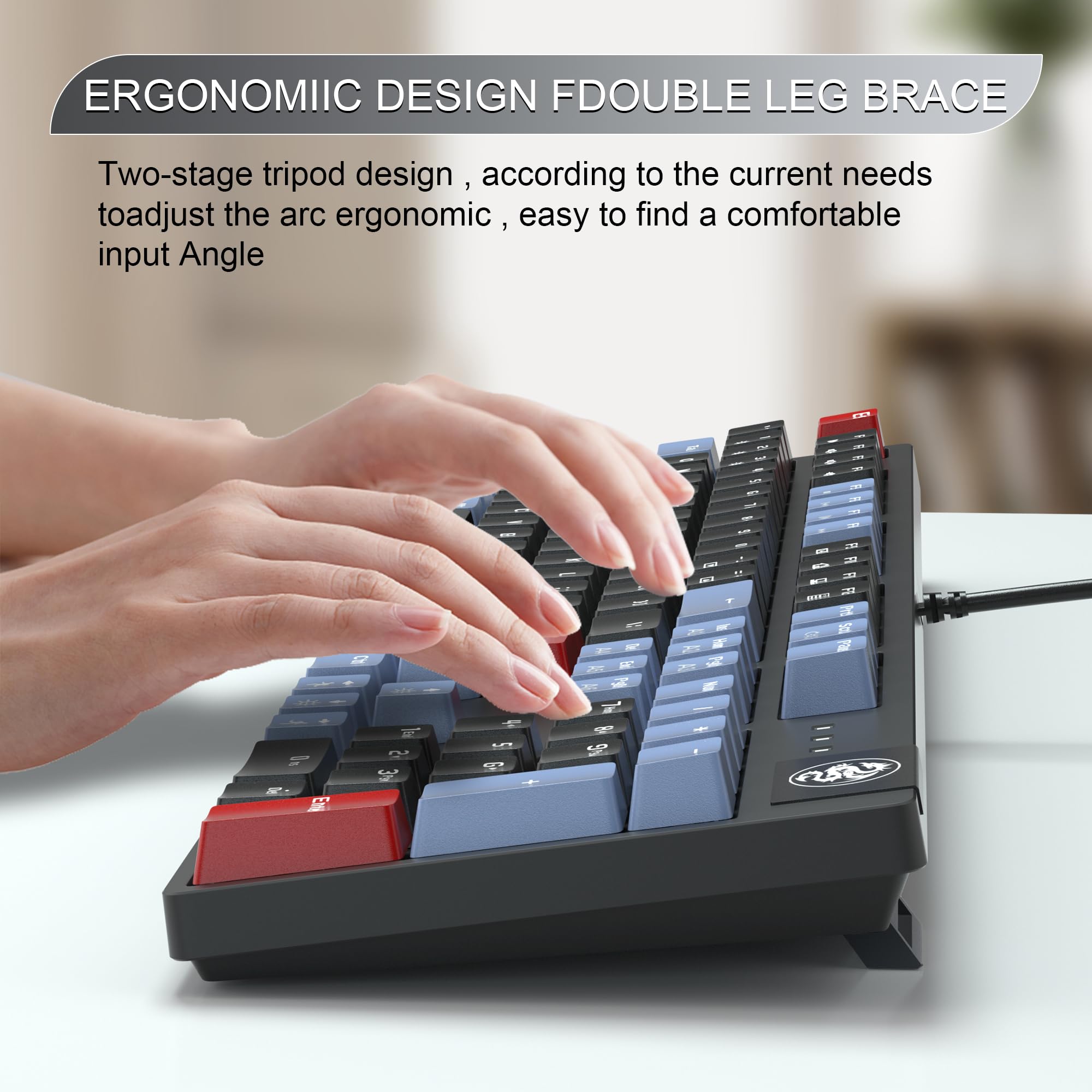 Snapklik.com : MageGee Mechanical Gaming Keyboard MK-Armor LED Blue ...