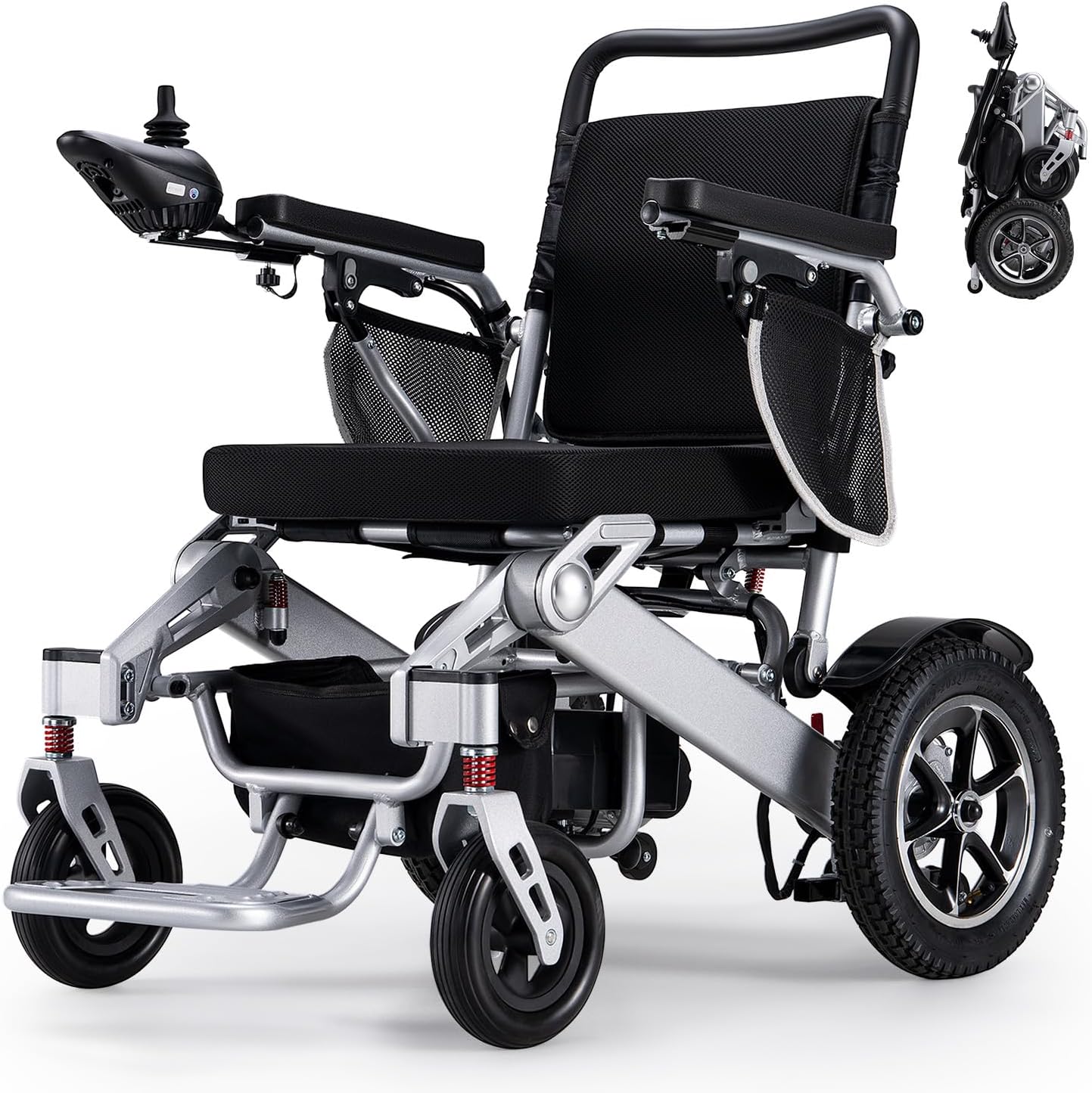 Amazon.com: VERPAL Electric Wheelchair,25 Miles Longer Range, Foldable ...