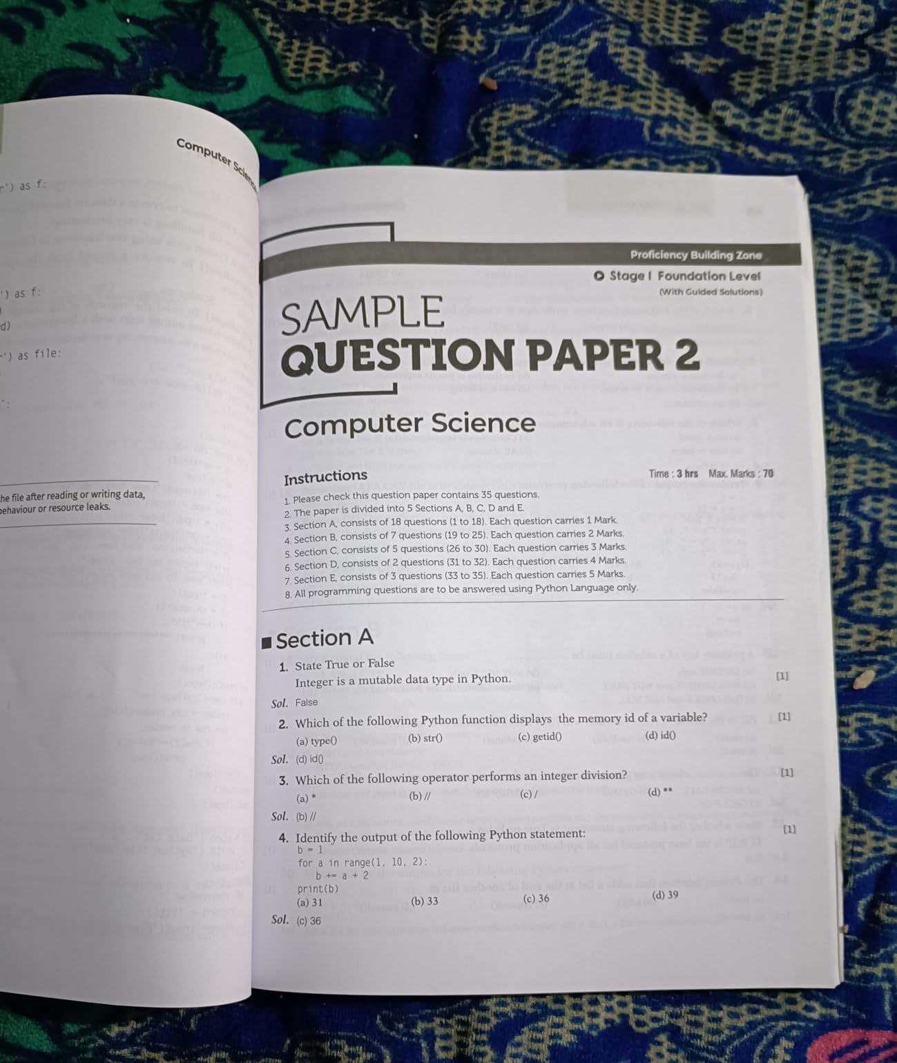 i-Succeed CBSE Computer Science Class 12th | 15 Sample Question Papers ...
