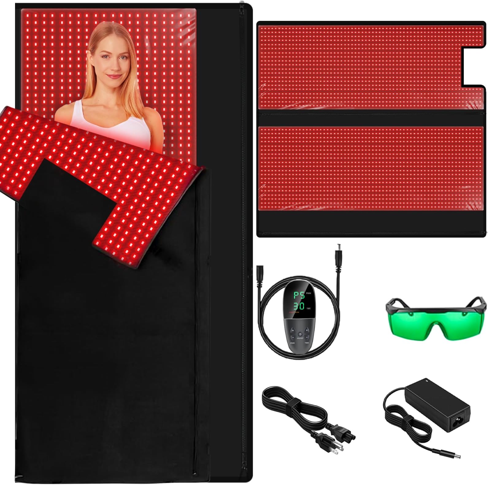 Amazon.com: MEGELIN Red Infrared Light Therapy Mat for Whole Body and ...