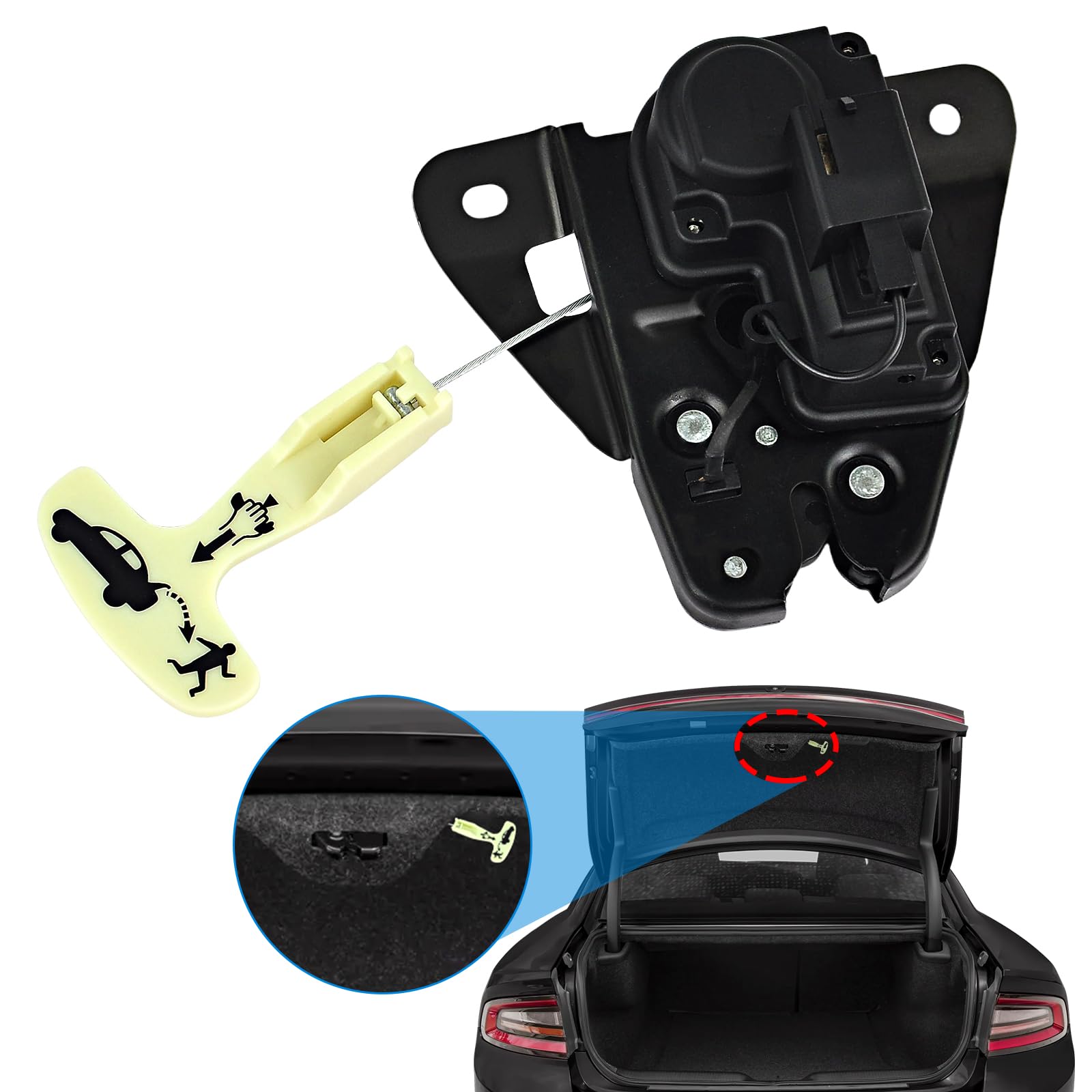 Amazon.com: TOP-MAX Trunk Latch Actuator Compatible with 2006-2018 ...