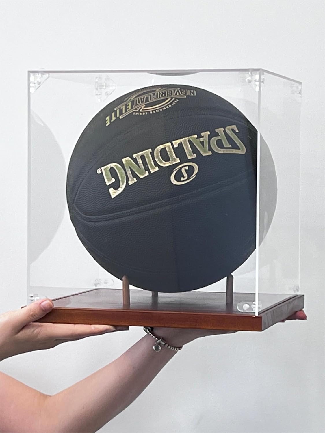 Amazon.com: JupDec Basketball Display Case Acrylic Clear 10" Full Size ...