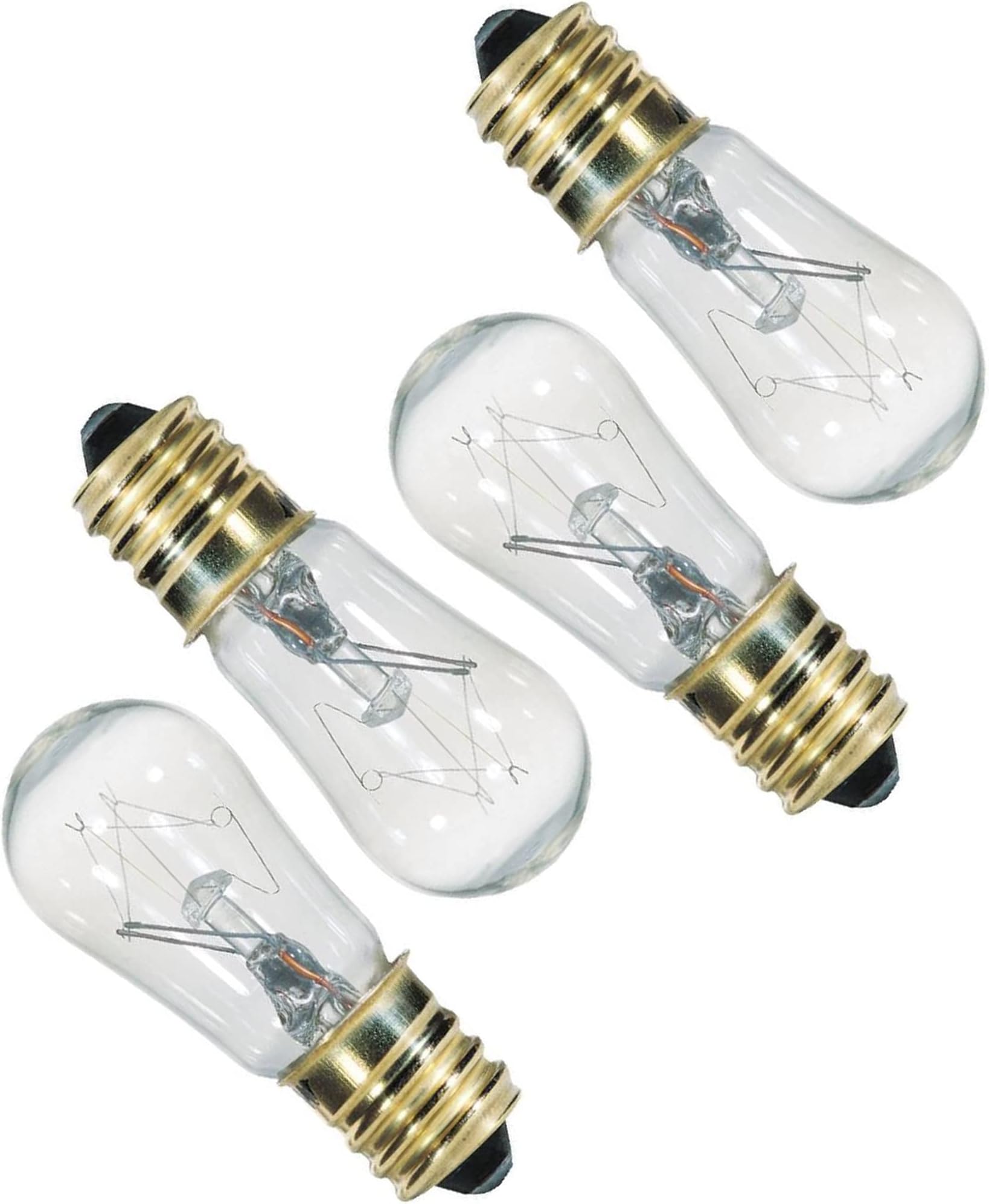 CEC Industries #6S6 DC 130V Bulbs, 130 V, 6 W, BA15d Base, S-6 shape ...