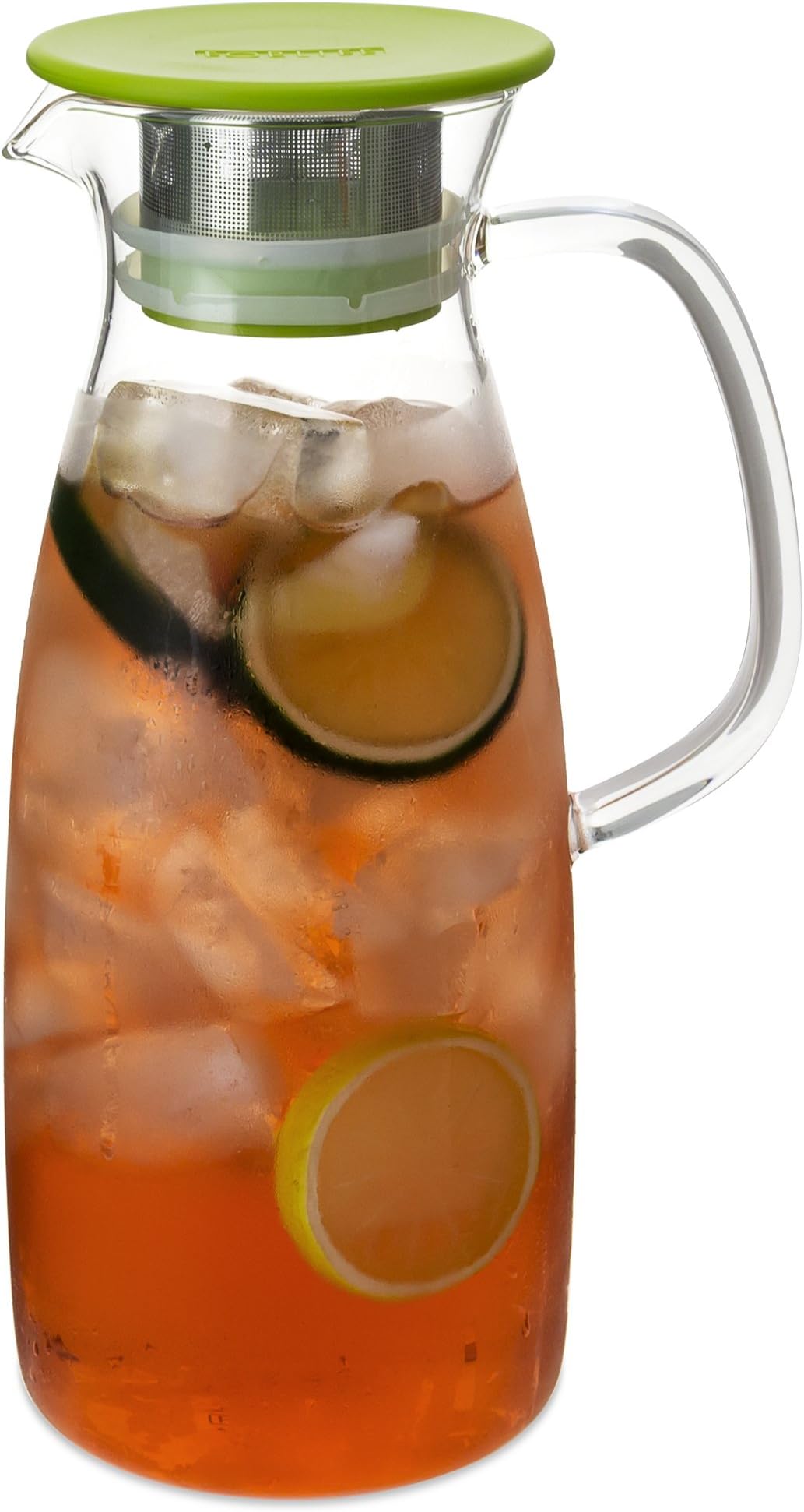 Amazon.com: FORLIFE Mist Iced Tea Jug with Basket Infuser, 68-Ounce ...