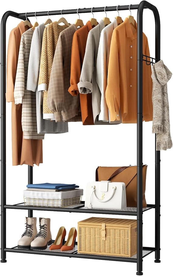 Amazon.com: SINGAYE Clothing Racks For Hanging Clothes Rack Portable ...