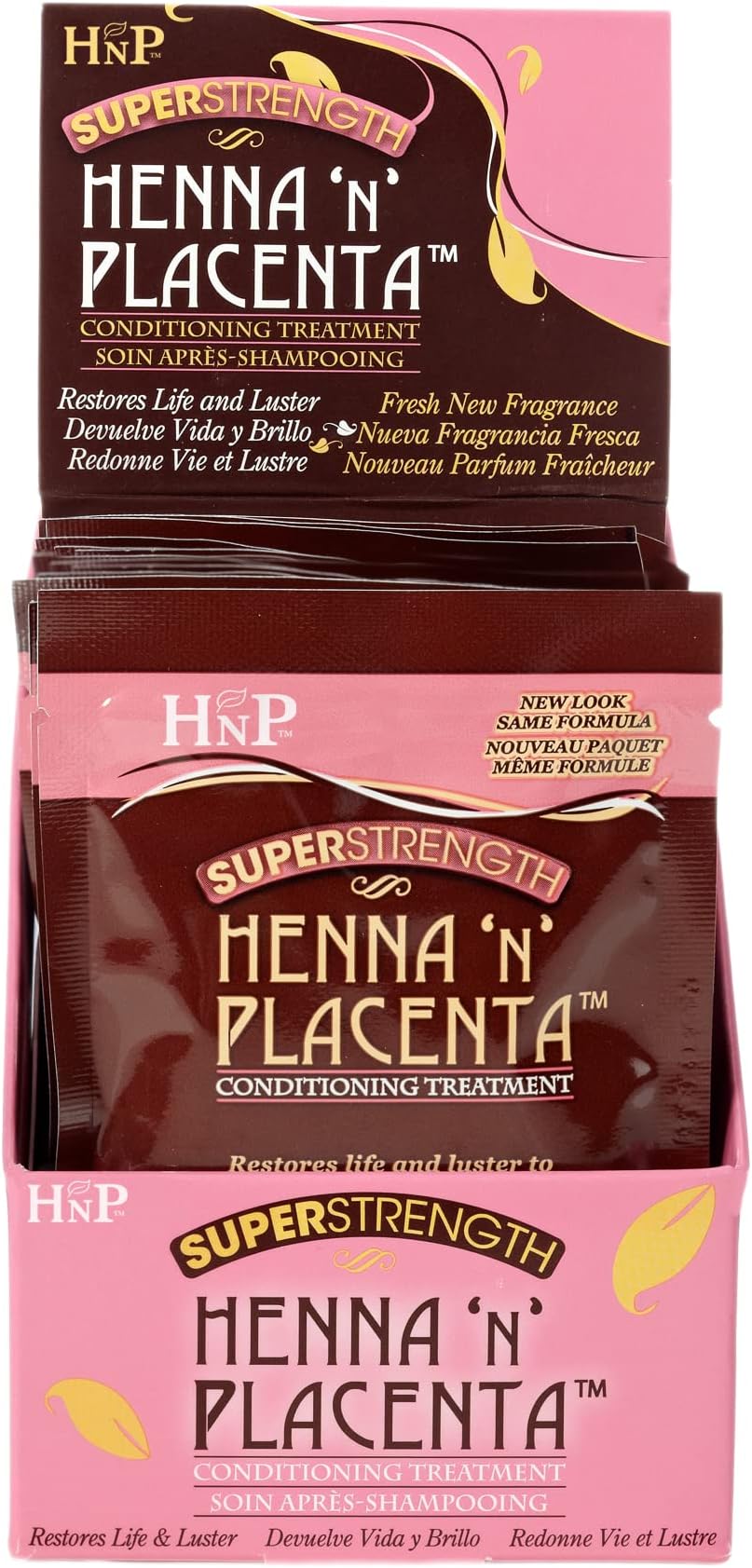 Amazon.com: Henna N Placenta Super Strength Deep Conditioner Packet ...