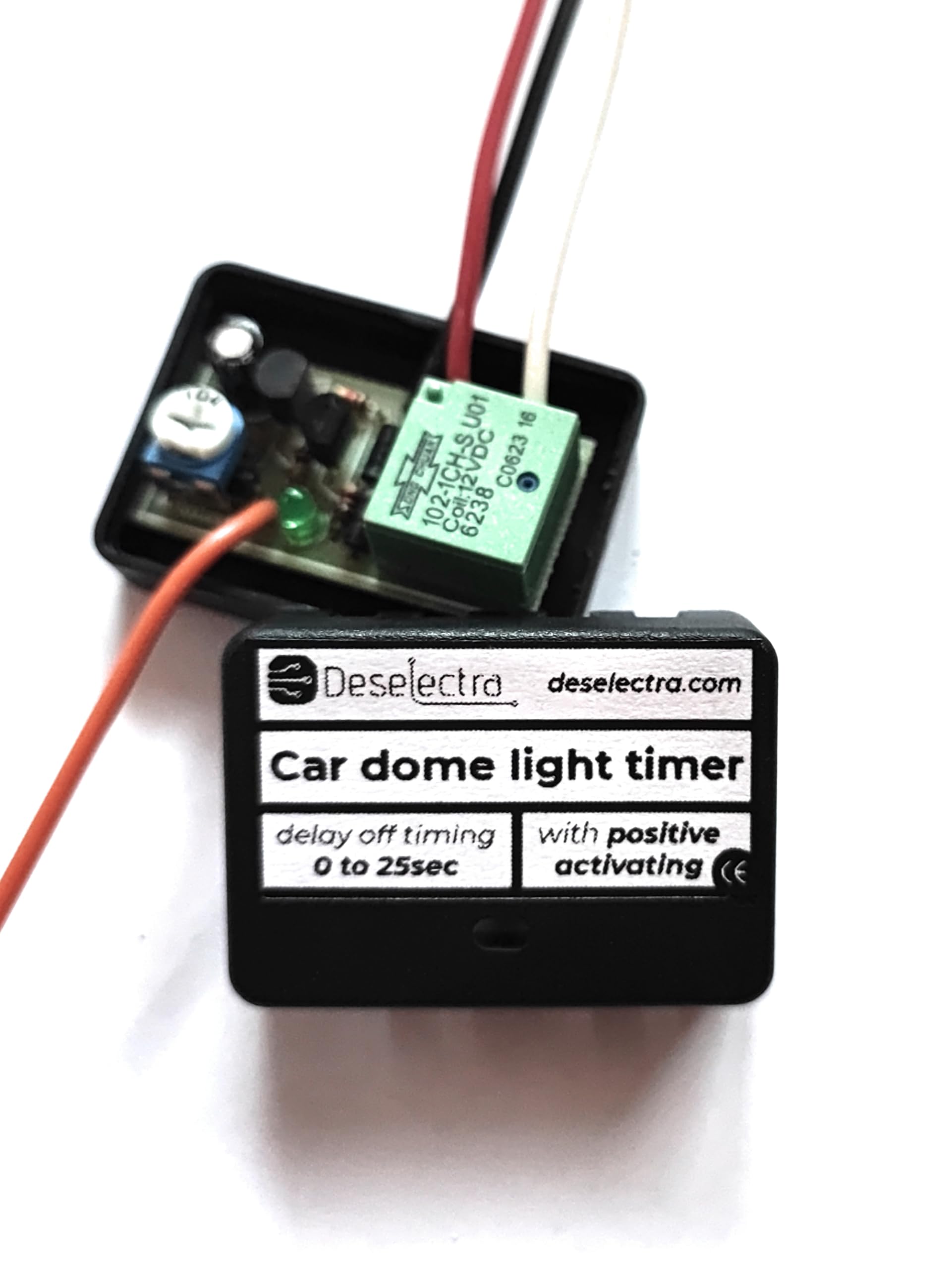 Adjustable Dome Light Timer Car Dome Light Delay Timer - 1-25 Second ...