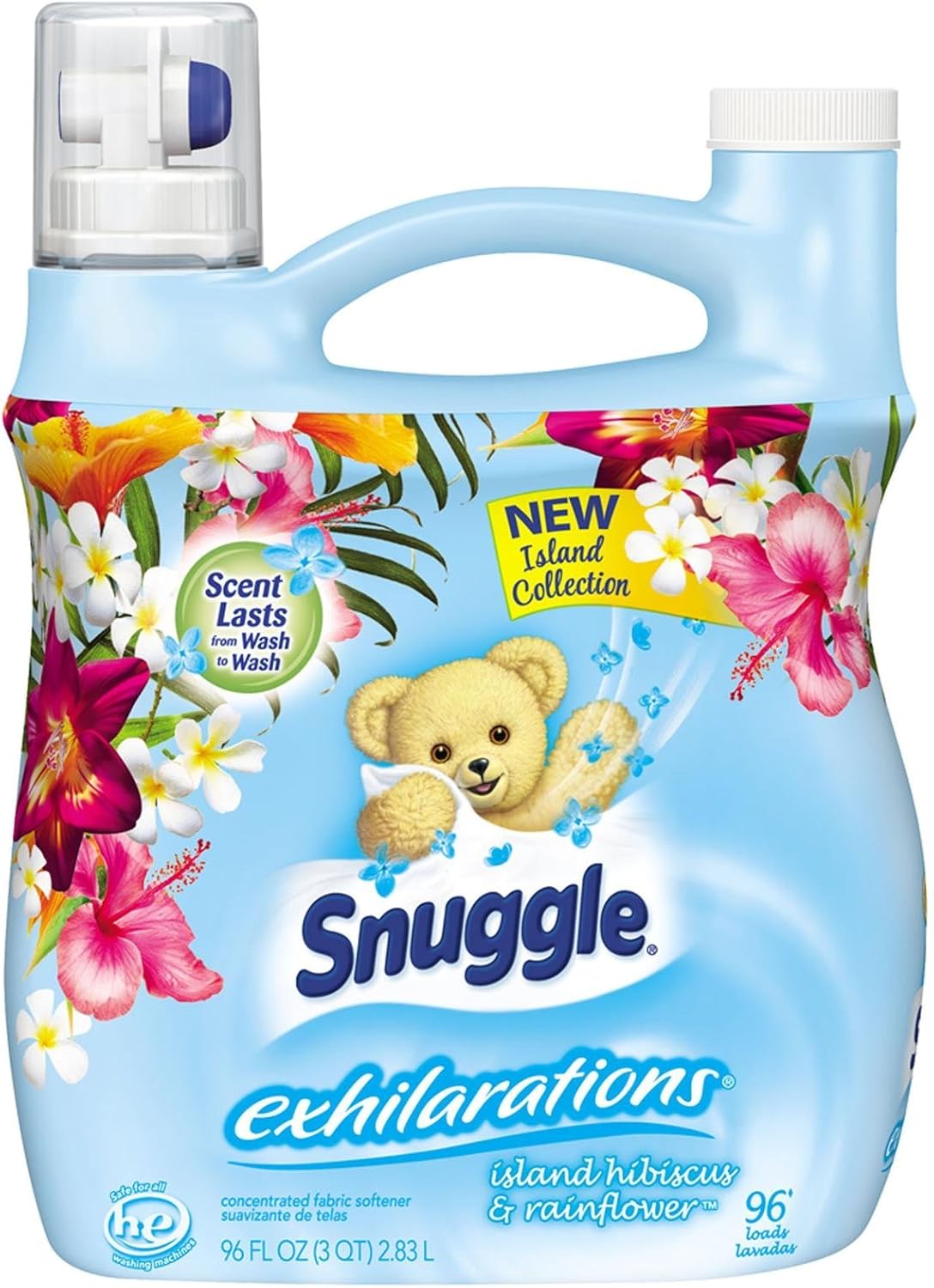 Amazon.com: Snuggle Exhilarations Fabric Softener Liquid, Island ...