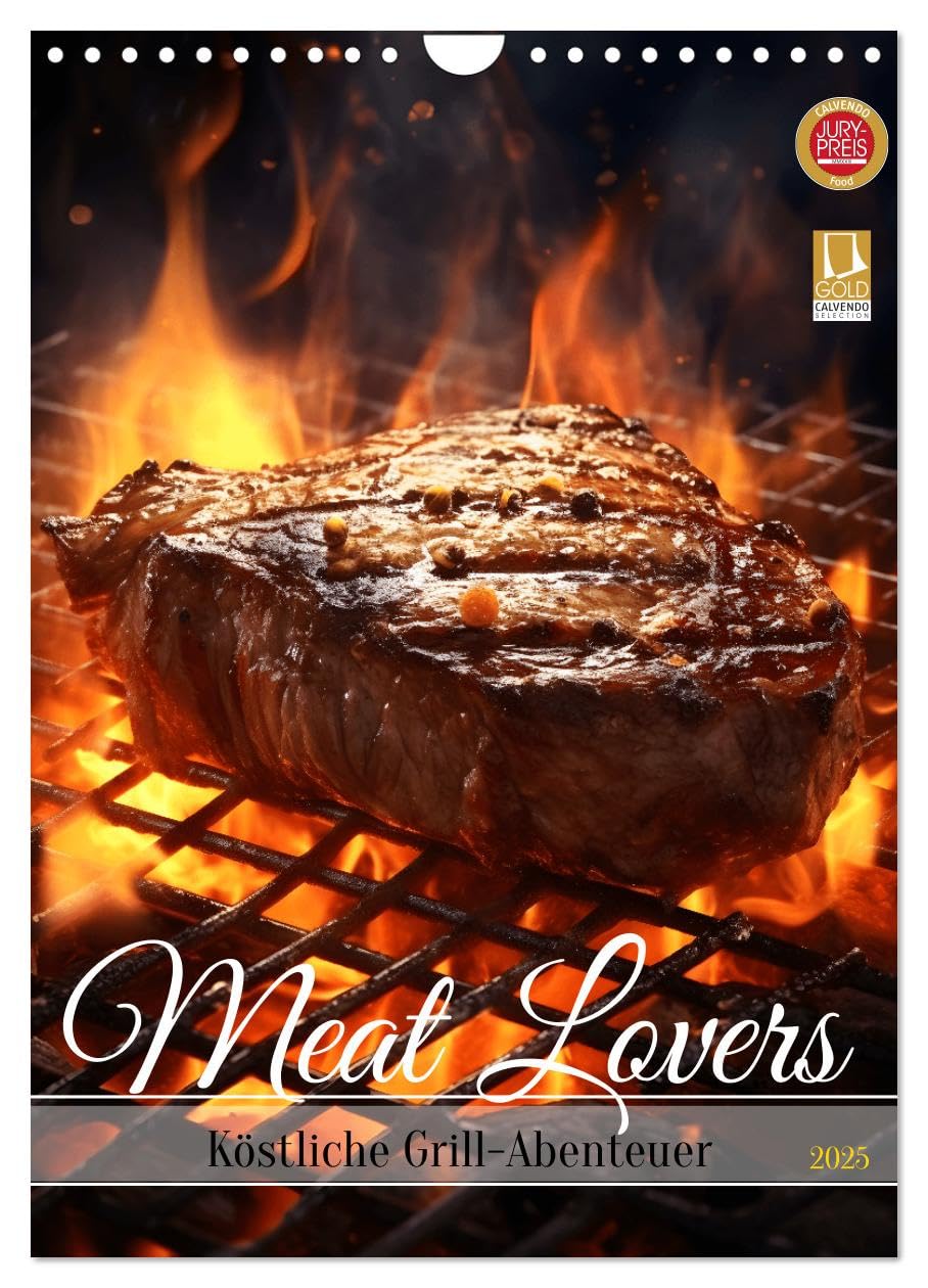 Amazon.com: Meat Lovers - Köstliche Grill Abenteuer (Wandkalender 2025 ...