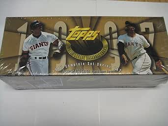 Amazon.com: 1997 TOPPS BASEBALL FACTORY SEALED SER 1 & 2 495 CARD SET W ...
