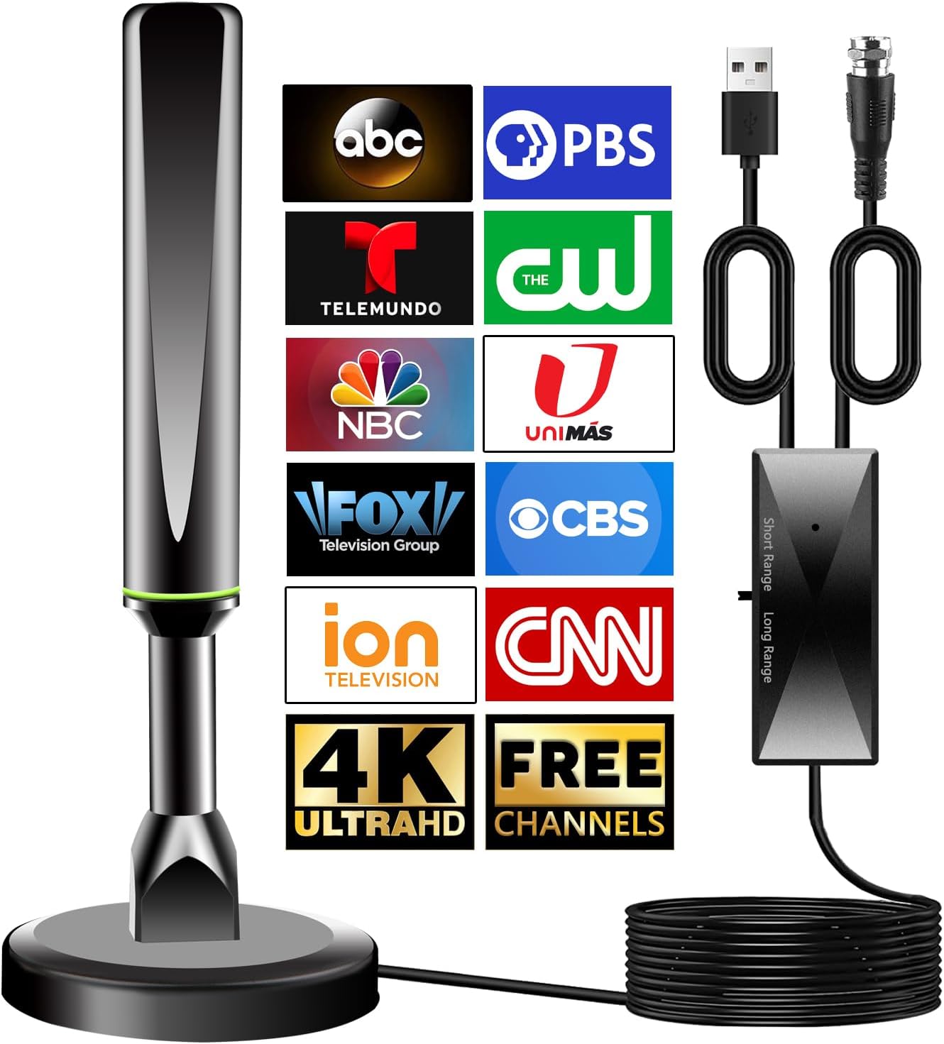 Amazon.com: TV Antenna, TV Antenna 2024, Antenna for TV Without Cable ...