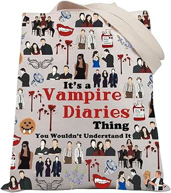 Amazon.com: BDPWSS Vampire Tote Bag Vampire TV Show Fans Gift It's A ...