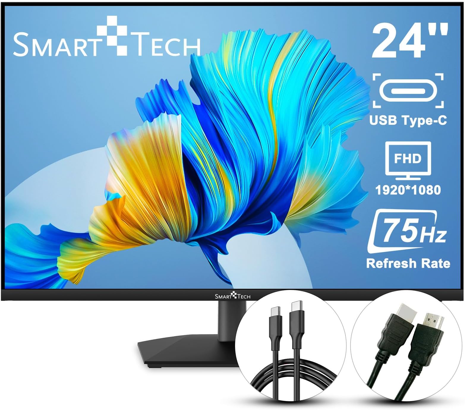 TuTu Smart Monitor 25 Zoll Android OS VA Panel FHD 1080P/60Hz ...