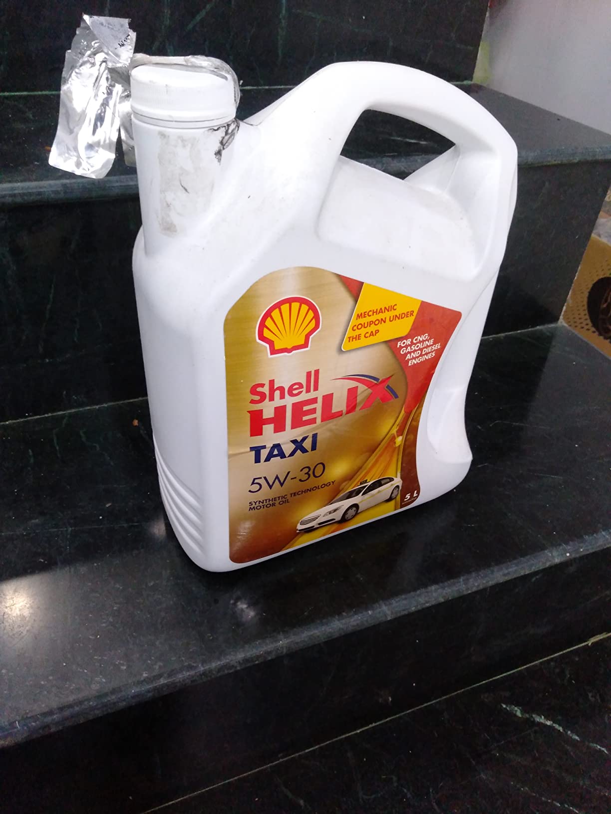 Shell Helix Taxi 5W-30 API SN Plus Synthetic Technology Engine Oil for ...