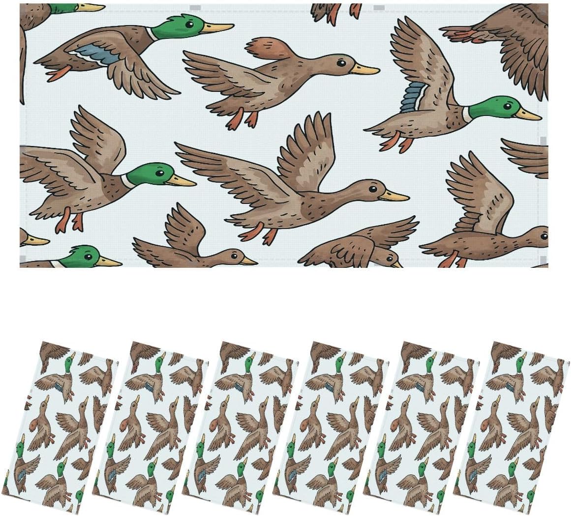 6 Pcs Fluorescent Light Covers for Ceiling Lights Mallard duck sketch ...