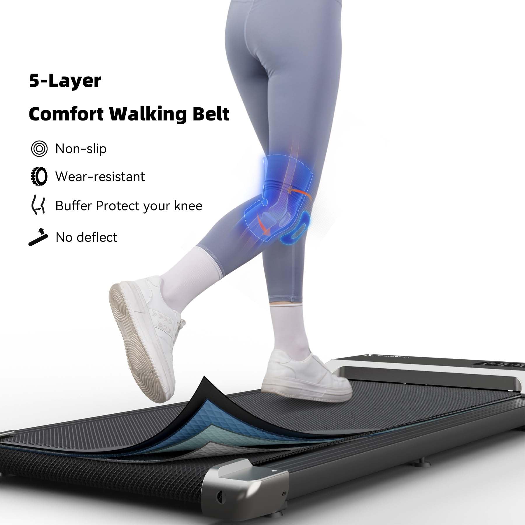 Snapklik.com : Superun Walking Pad, Mini Walking Pad Treadmills For ...