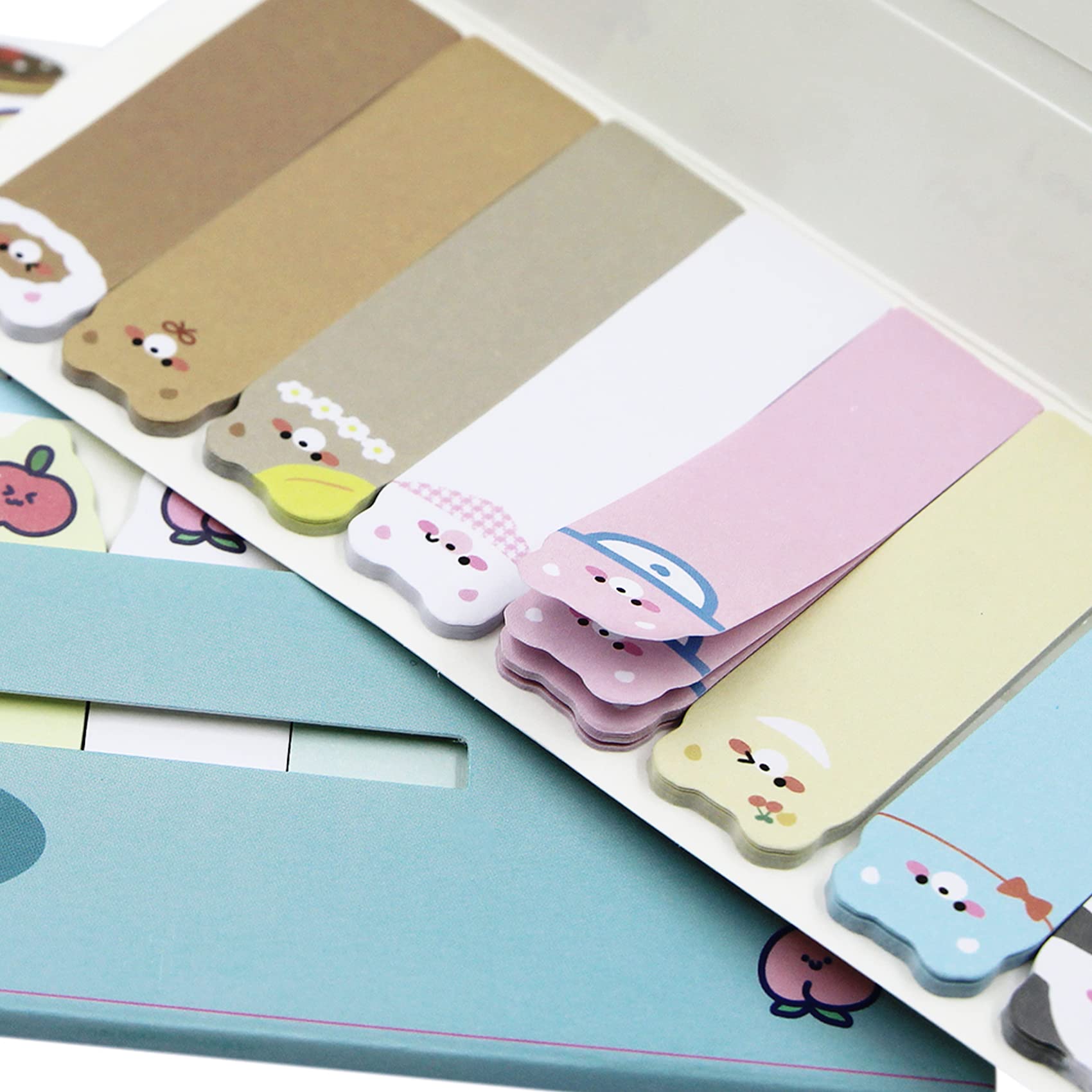 Snapklik.com : 8 Pack Cute Animals Sicker Bookmarks Memo Pad Sticky ...