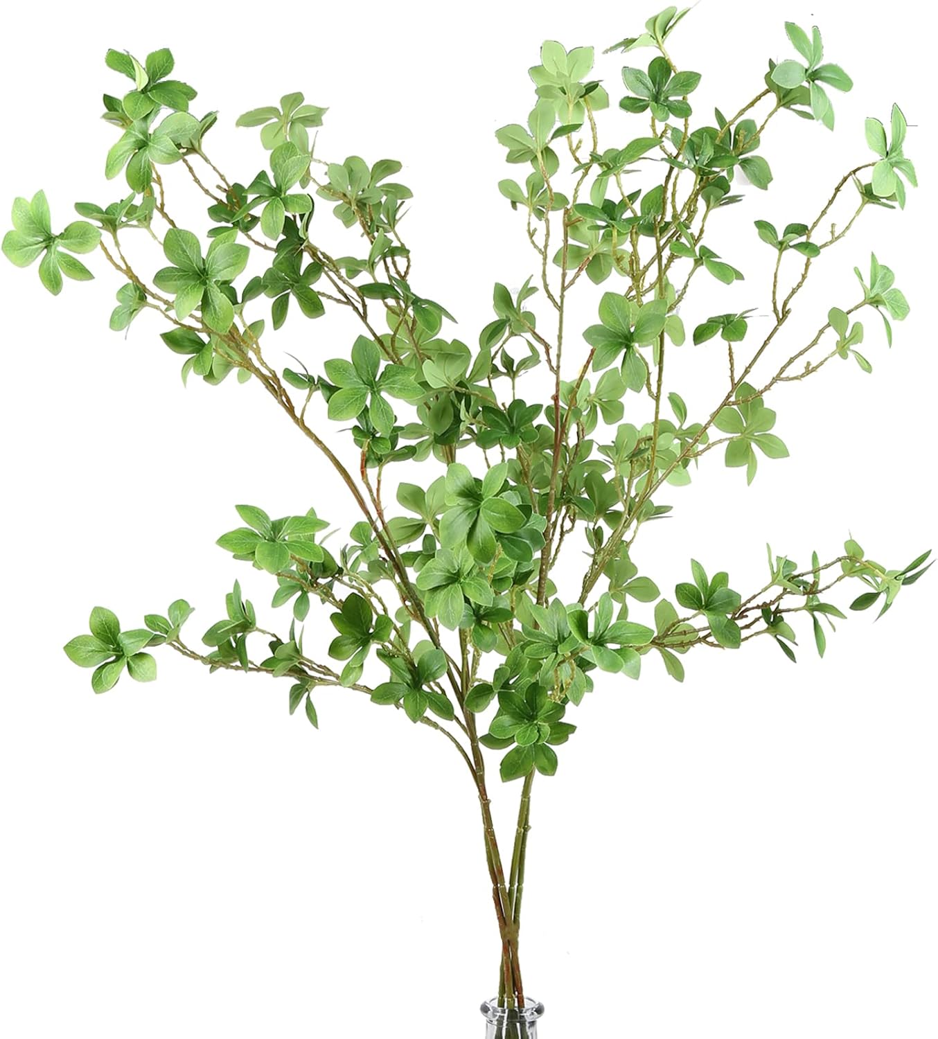 Amazon.com: SDEERIT 4Pcs 43.31in Artificial Greenery Stems Ficus Stems ...