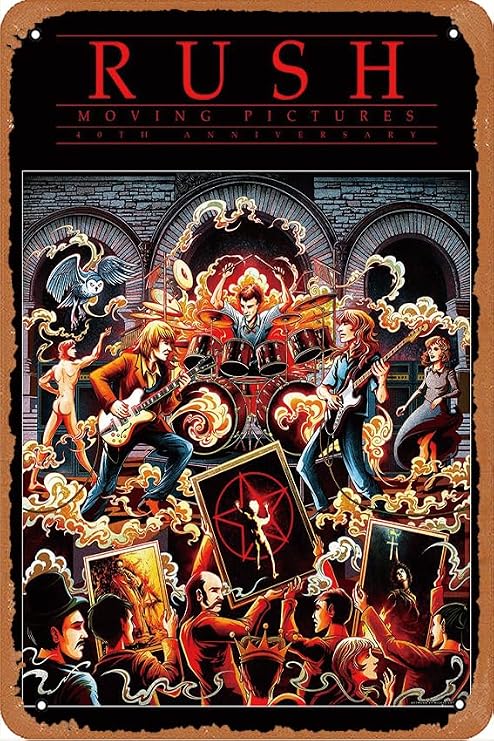 Amazon.com: yywdcae RUSH MOVING PICTURES 40TH ANNIVERSARY 2021 (Main ...