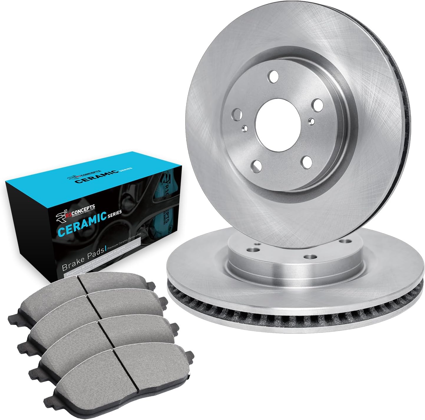 Amazon.com: Detroit Axle - 11.02 inch (280mm) Front Disc Brake Rotors ...
