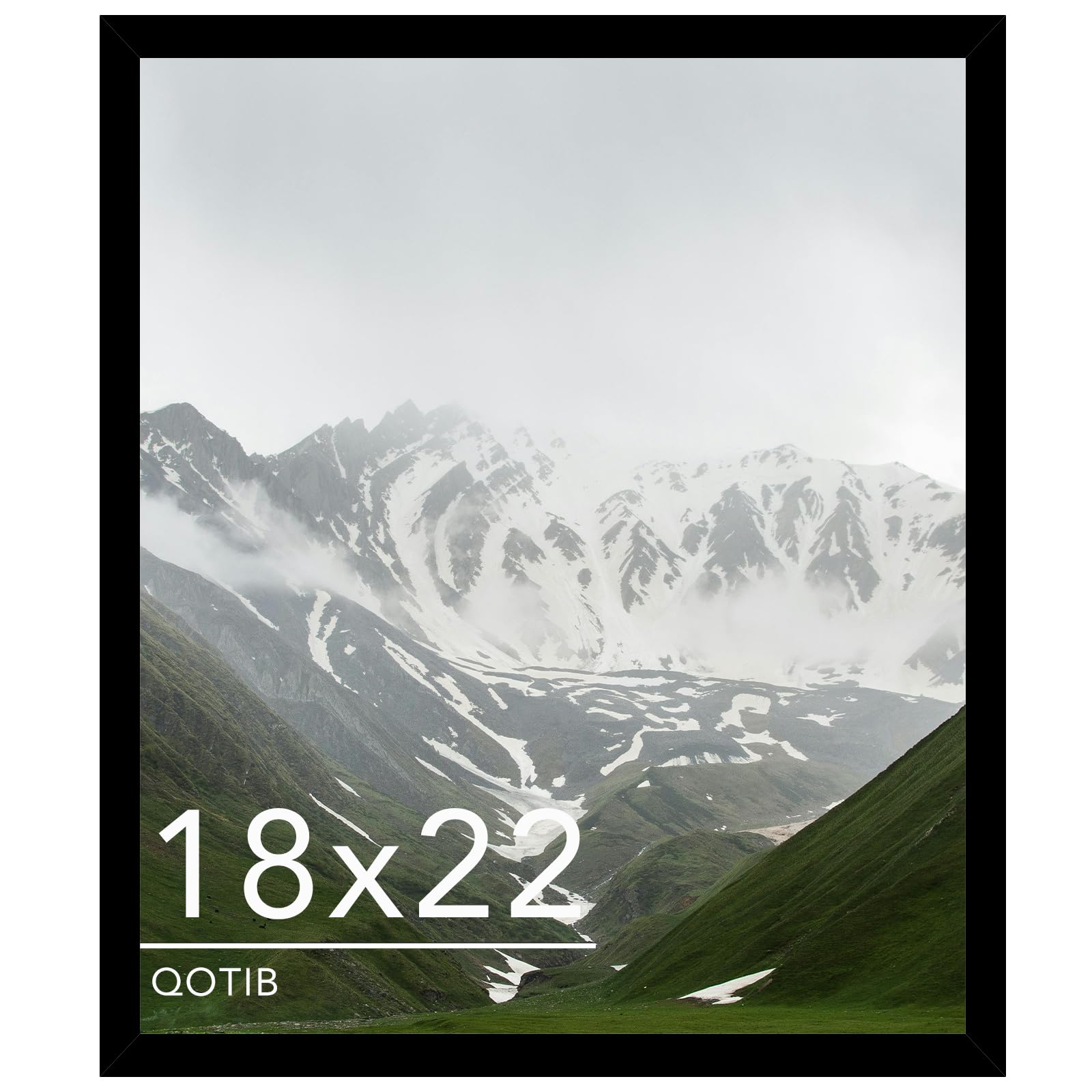 Amazon.com - QOTIB 18x22 Picture Frame Black for Wall Mounting ...