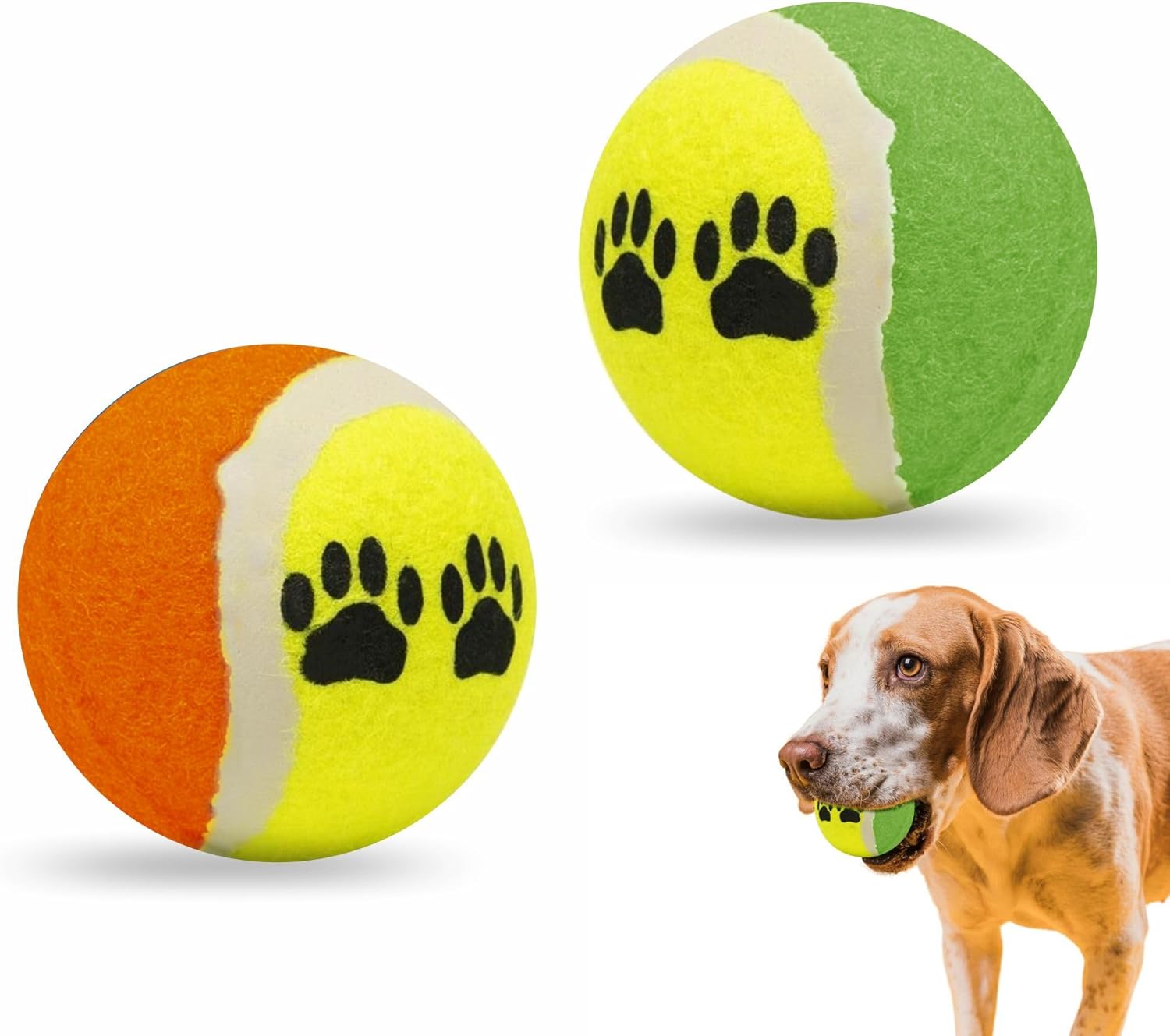 Dog Toy Fetch Tennis Balls Sport Play Dog Ball Toy For Training Lessons ...