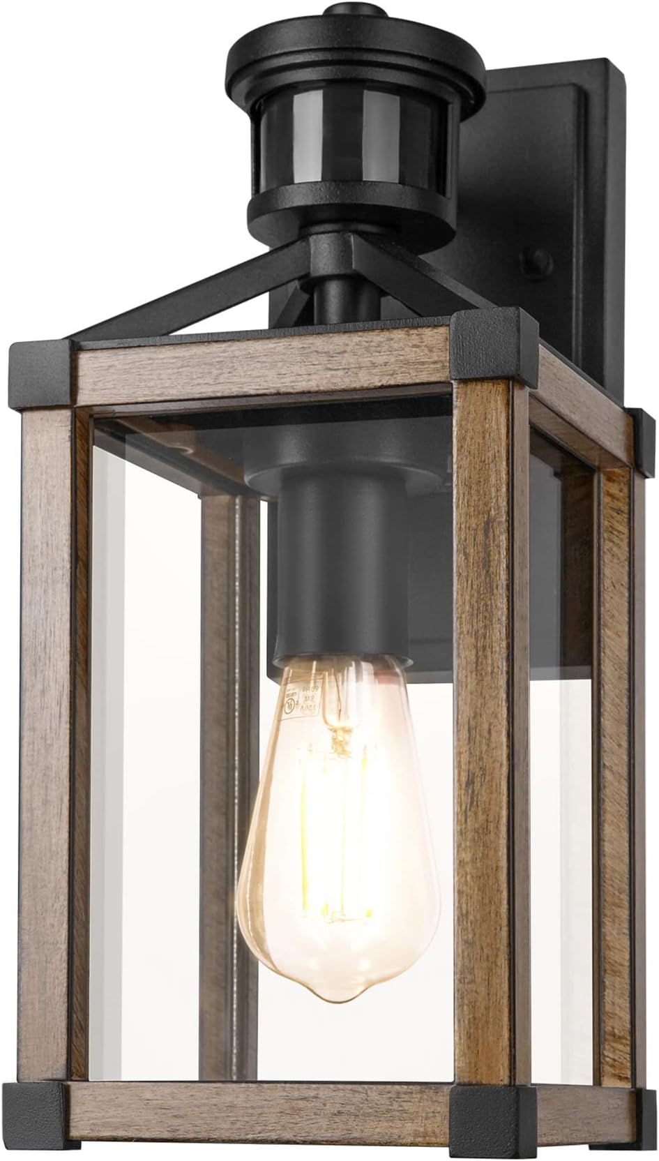 DEWENWILS Motion Sensor Outdoor Wall Lights, Dusk to Dawn Exterior Wall ...