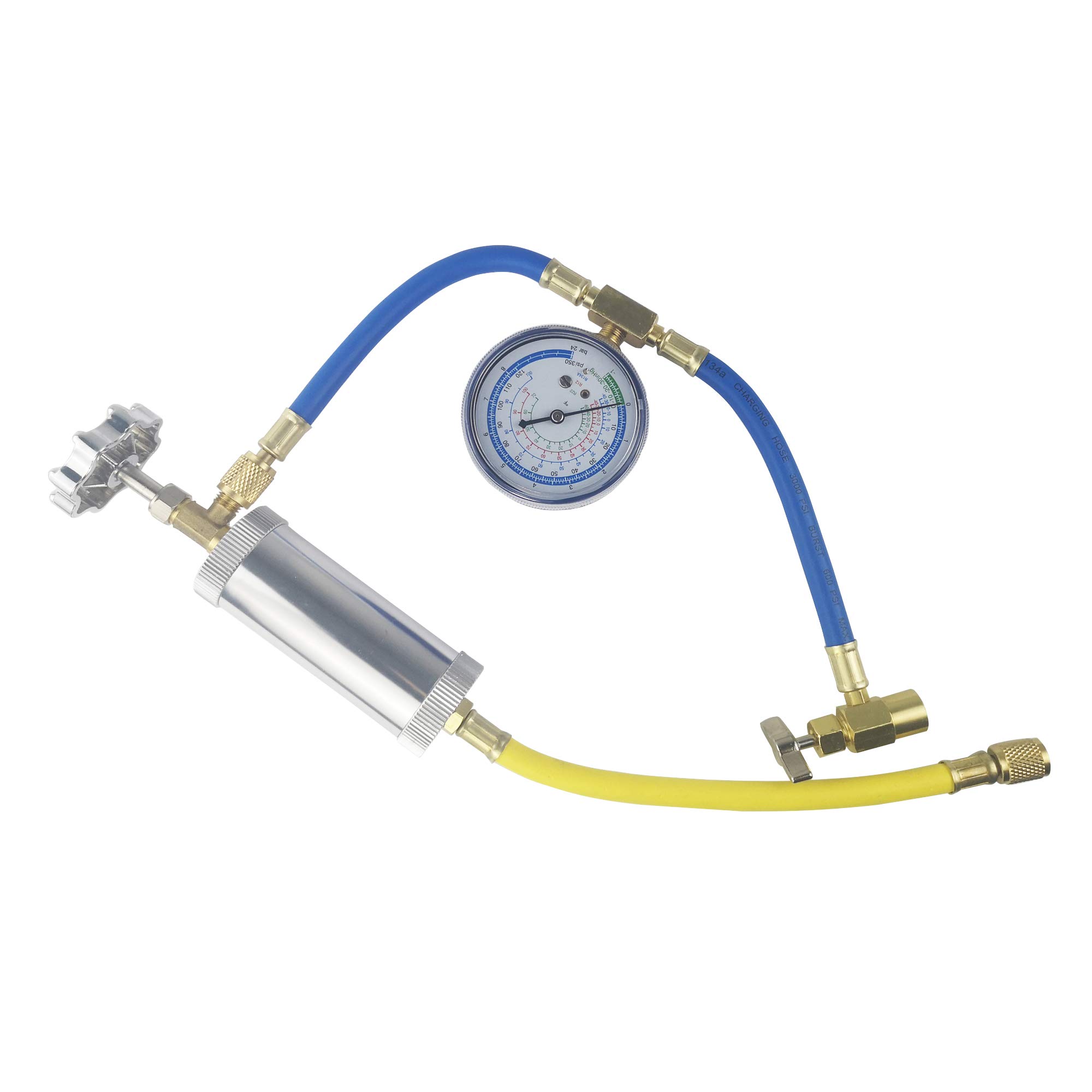 Buy Wisepick A/C AC Oil Injector Tool Kit, R134A Air Conditioning ...