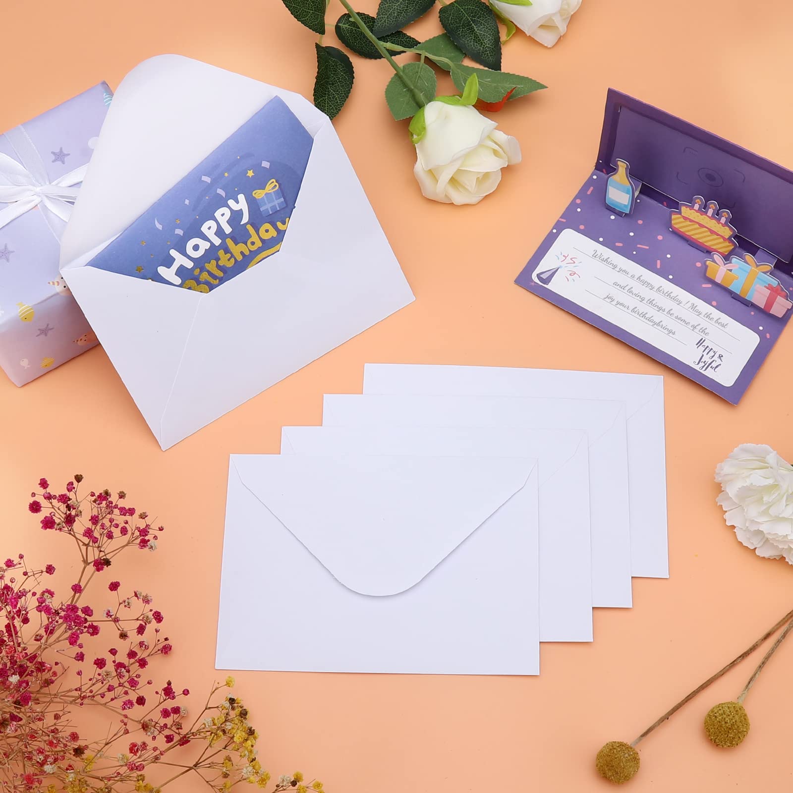Large Invitation Envelopes Kraft Paper Invitation Envelopes 4x6 For