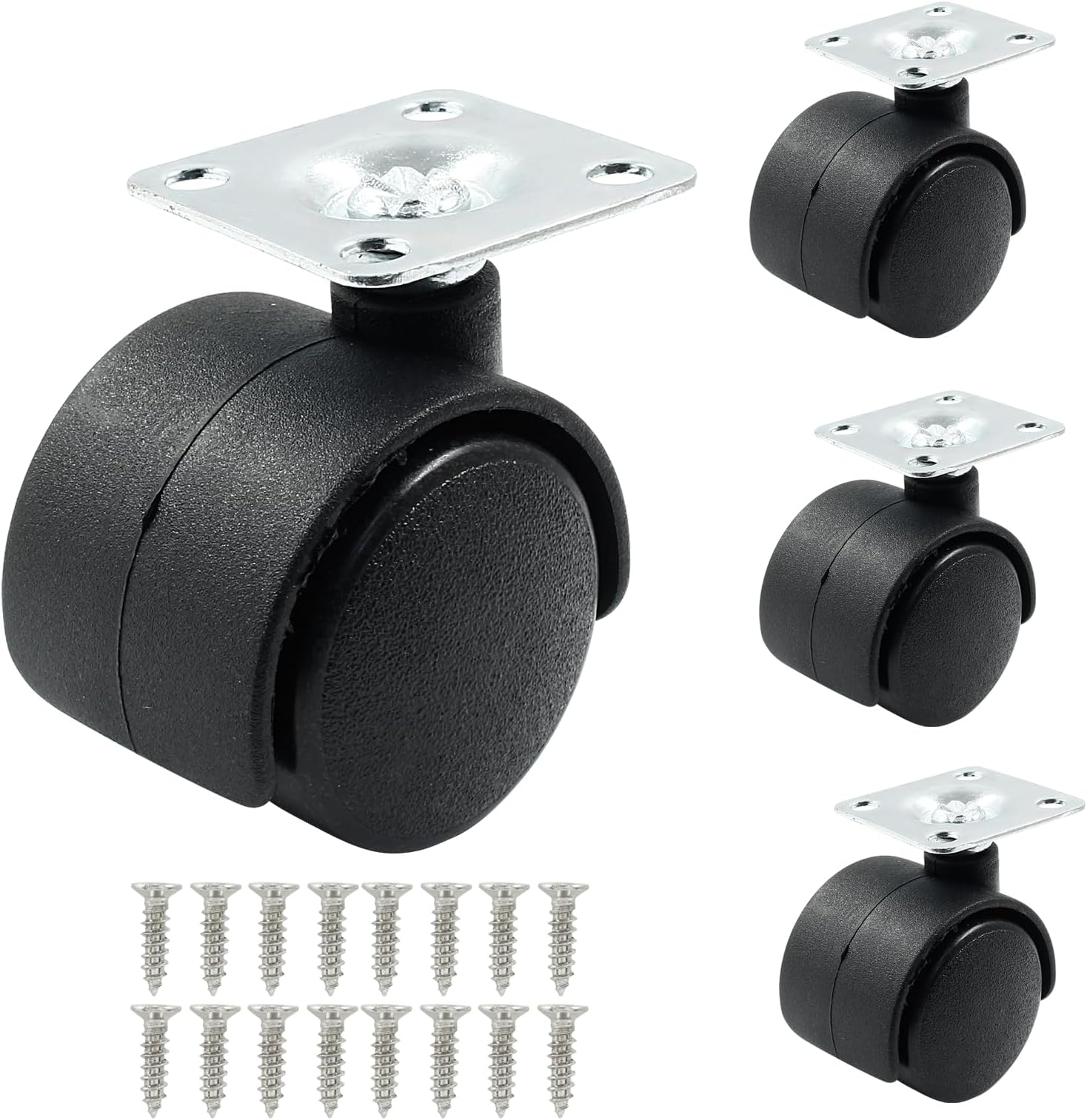 Amazon.com: Midwest Universal Crate Casters - 4 Total Casters (2 Packs ...