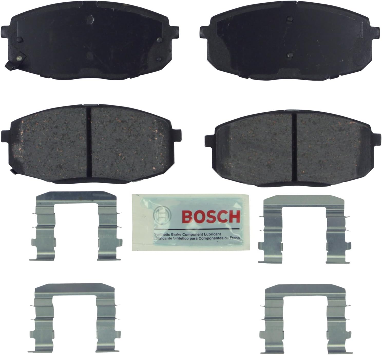 Amazon.com: BOSCH BC1813 QuietCast Premium Ceramic Disc Brake Pad Set ...