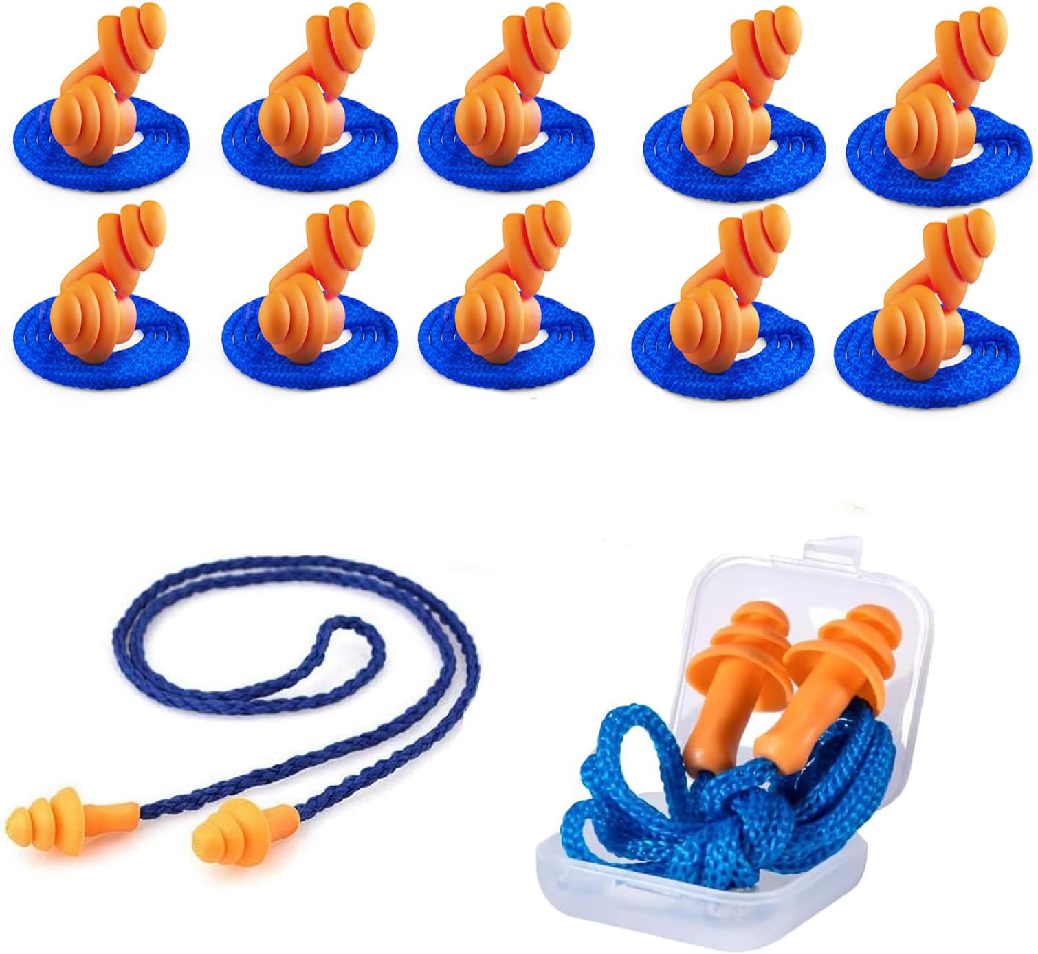 Amazon.com: Earplugs for Sleeping Noise Cancelling, 10 Pairs Reusable ...