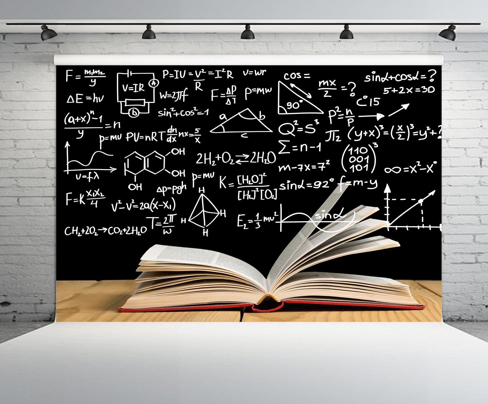 Math Blackboard Background