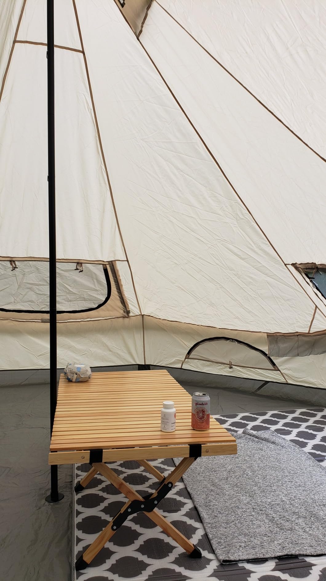 Amazon.com: iHomey 4ft Low Height Portable Folding Aluminum Alloy ...