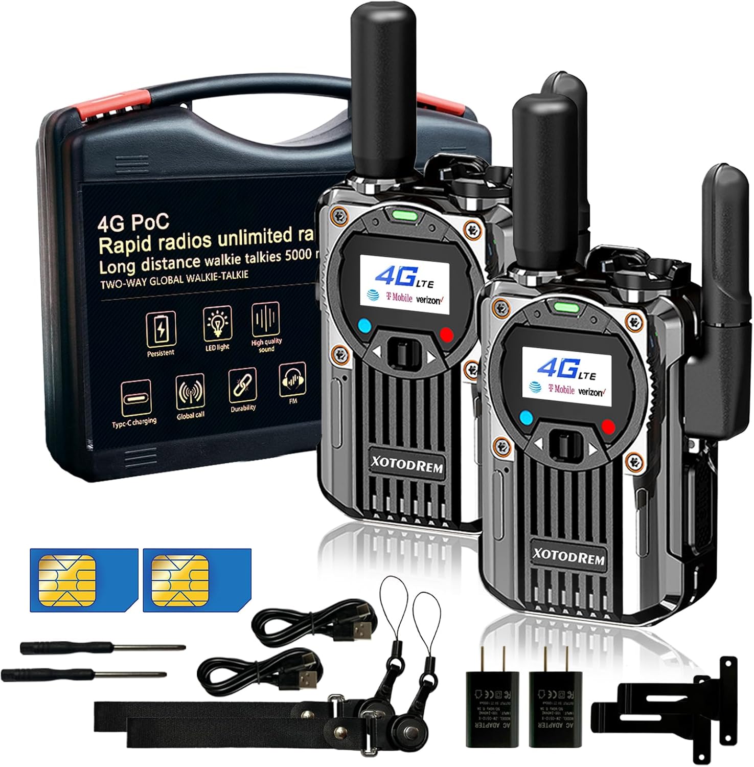 Amazon.com: Fast Handheld radios Unlimited Range Global 4G Walkie ...