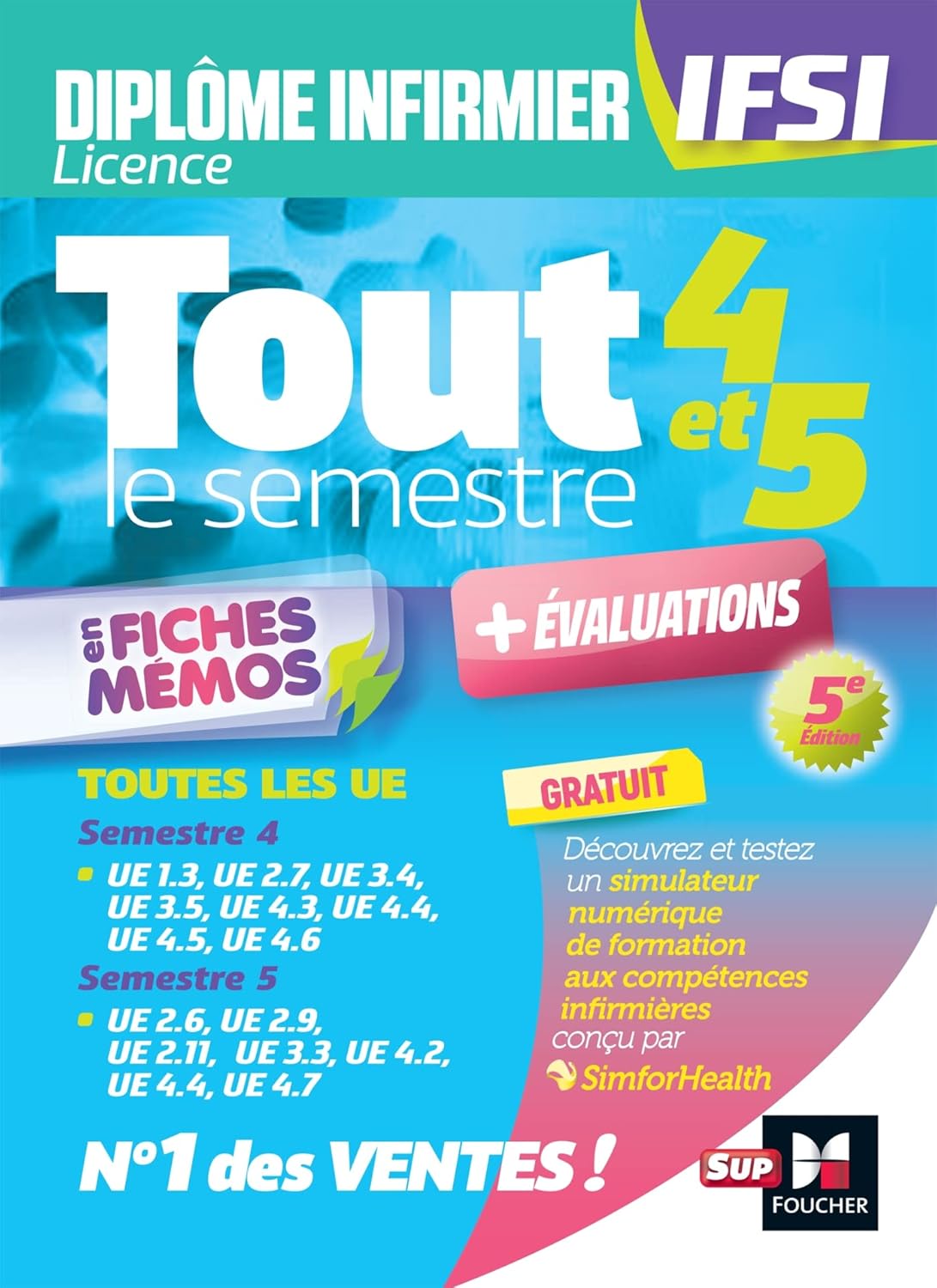 Amazon.fr - Tout le semestre 4 & 5 en fiches memos - DEI IFSI - 5e ...