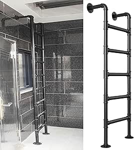 Amazon.com: Lonmrrton Heavy Duty Basement Egress Ladder Window Well ...