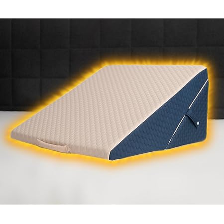 Amazon.com: Isadem Bed Wedge Pillow - Memory Foam Incline Cushion - for ...