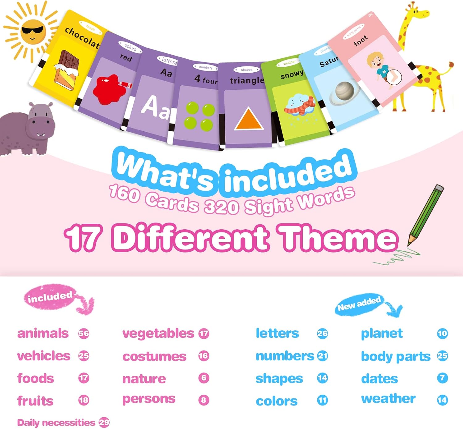 TimingSXD Spanish Flash Cards for Kids,Bilingual Flash Cards for ...